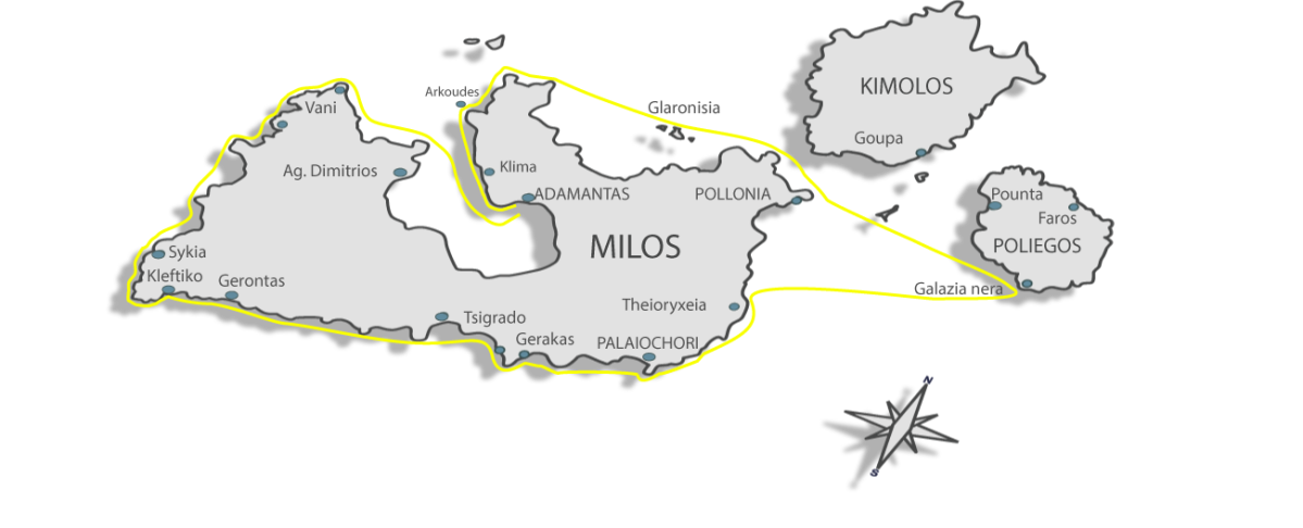 Milos Catamaran Tour | Polyaigos Tour | Catamaran Tours Milos
